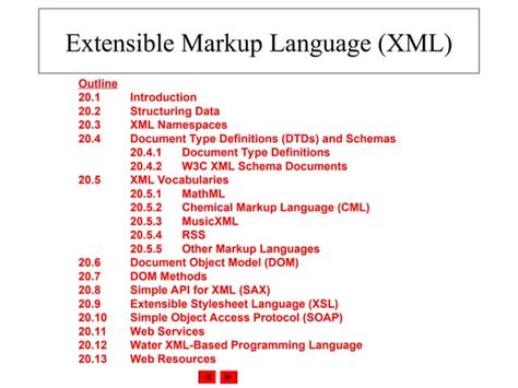 Xml Overview Schema Document Type Definition Document Object Model Ppt