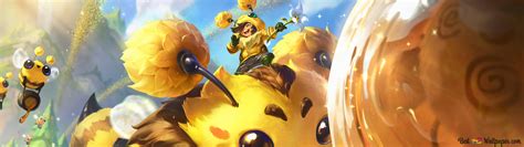 Nunu Bee Skin League Of Legends 8k Wallpaper Download