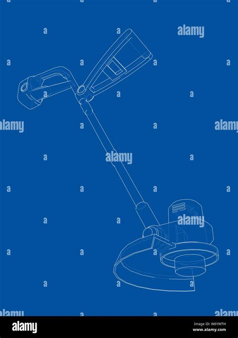 Outline Trimmer Grass Cutter Vector Stock Vector Image And Art Alamy