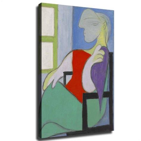 Pencerenin Yanında Oturan Kadın Pablo Picasso