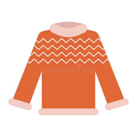 Vector Cartoon Cozy Warm Sweaters In Different Colors And Shapes Women