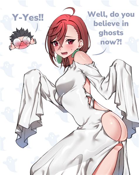 Rule 34 1boy 1girls Ahoge Ass Ayase Momo Bare Shoulders Black Hair