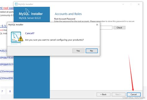 mysql：accounts and roles root account password enter the password for