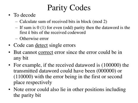 ppt 3f4 error control coding powerpoint presentation free download