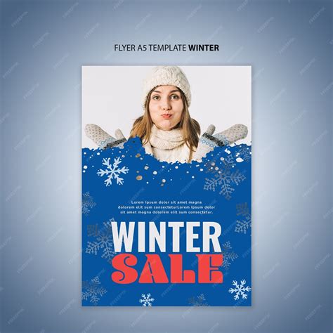 Free Psd Winter Flyer Template Design