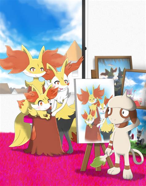 The Big Imageboard Tbib Ambiguous Gender Anthro Braixen Canid