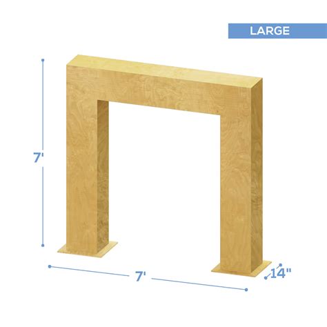 Collapsible 3d Square Open Arch Size Options