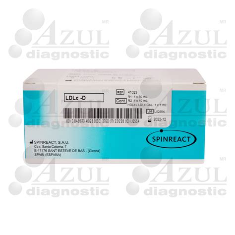 Ldl Colesterol Directo R130 R210 Ml Spinreact Azul Diagnostic