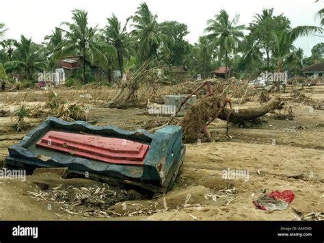 Devastation After The Tidal Wave Of The Tsunami Hit The Kalmunai