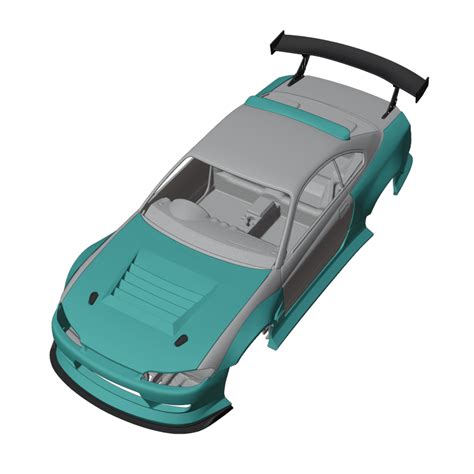 1 24 Silvia S15 Fd Rc Dridt Car Shell Op Part For Aoshima Vajjexrc