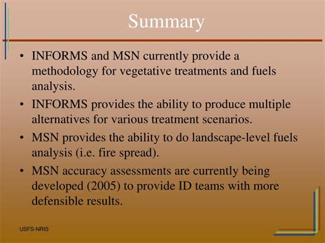 Ppt Nepa Analysis Using Informs Powerpoint Presentation Free