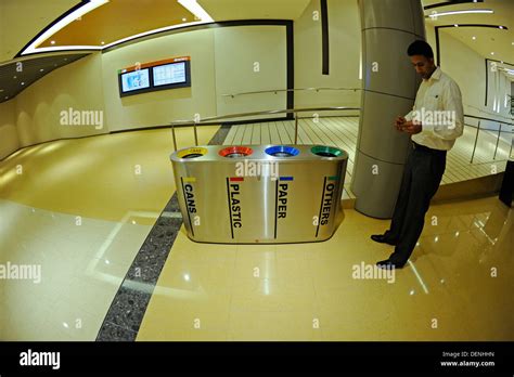 Waste Bins For Different Type Of Waste Stock Photo Alamy