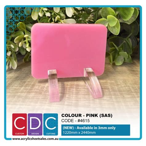 A2 3mm Pink Acrylic Sheet Sas 4615 Acrylic Sheets Sales