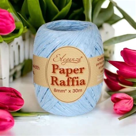 Light Blue Paper Raffia Uk