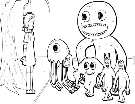Printable Jumbo Josh Garten Of Banban Coloring Page Free Download And