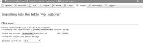 wordpress migration from localhost machine to server