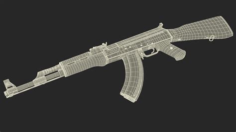 3d Assembling An Ak 47 Rigged Animated For Maya Turbosquid 2432481