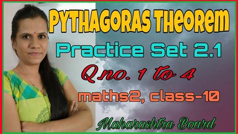 Pythagoras Theorem Practice Set Class YouTube