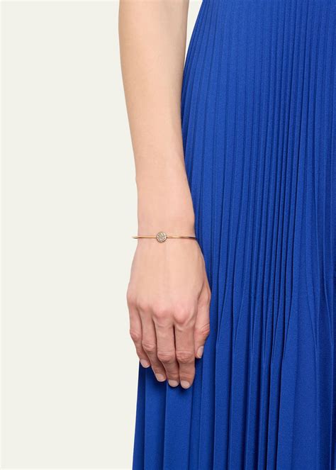 Pomellato Sabbia Brown Diamond Station Bracelet In 18k Rose Gold