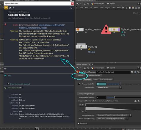 Issue Occurred When Using Flipbook Texture Node Effects Odforum