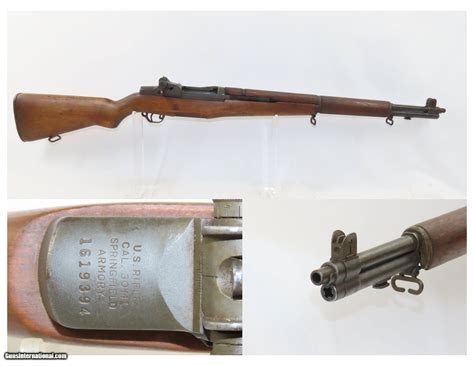 C1943 World War Ii Springfield U S M1 Garand 30 06 Infantry Rifle Candr