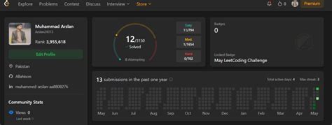Muhammed Arslan On Linkedin Leetcode Codingjourney Problemsolving Techskills Codingcommunity