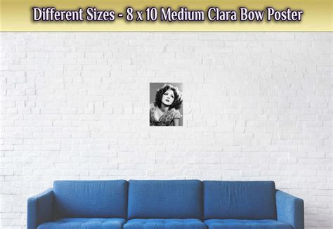 Clara Bow Poster The It Girl Sex Symbol 1920s Vintage Photo Iconic