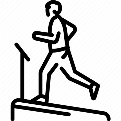 Running Treadmill Sport Man Icon Download On Iconfinder