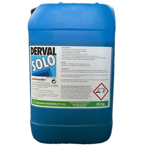 Derval Solo Branwin Industries Dry Cleaning Supplies Sydney