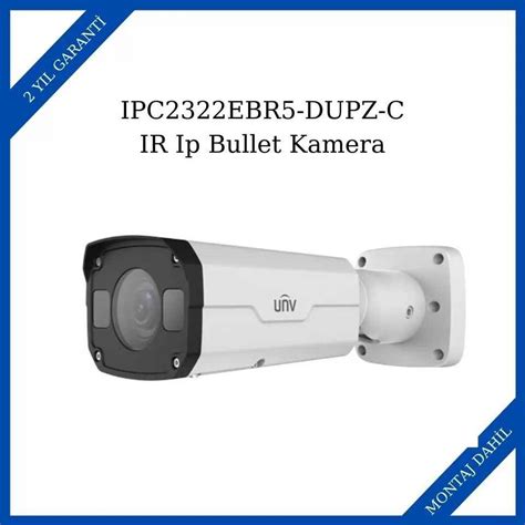 Uniview IPC2322EBR5 DUPZ C Ip Bullet Kamera