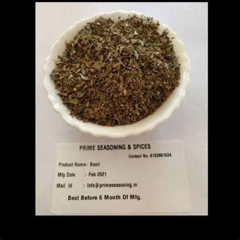 Natural Basil Flakes At ₹ 525kg In Bhopal Id 23295935297