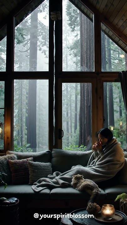 Cozy Cabin Vibes Watching The Rain I Rain Lullaby Rain