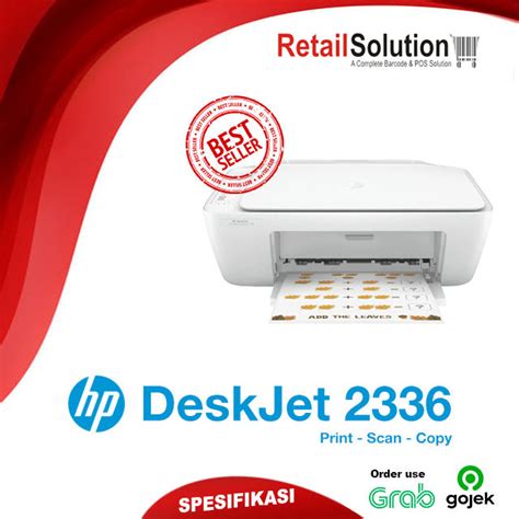 Printer Hp Deskjet 2336 Dj2336 Print Scan Copy Usb Garansi Resmi Hp