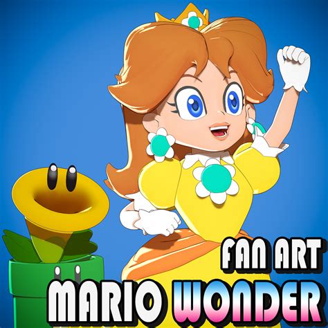 Artstation Princess Daisy Fan Art For 3d Printing