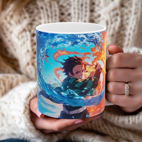 Tanjiro Kamado Mug Demon Slayer Mug Coffee Mug Anime Mug Hot And