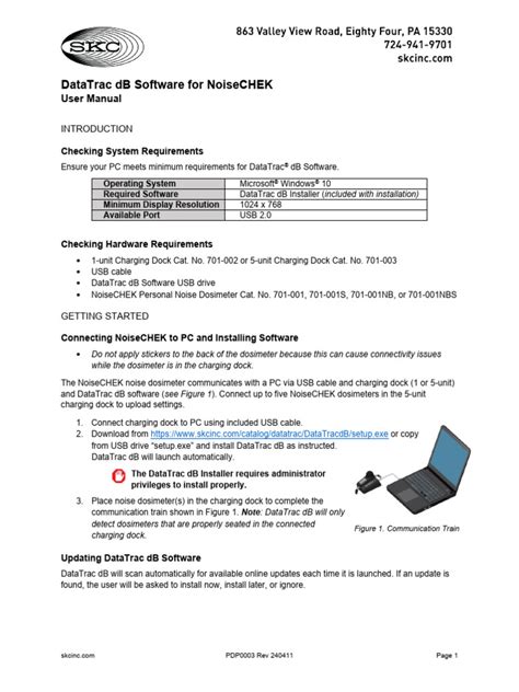 Datatrac Db User Manual Pdp0003 Pdf Noise Sound