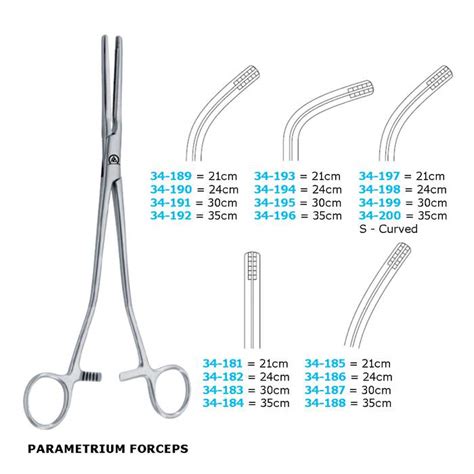 Parametrium Forceps Straight 21cm Fig 5 S Curved By Az Wisdom Wise Industries Az Wisdom