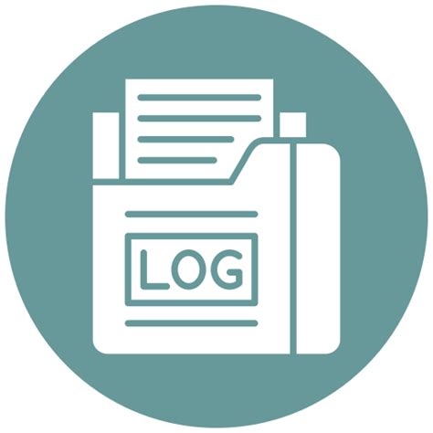 log file generic color fill icon