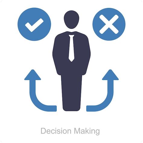Premium Vector Decision Making And Planning Icon Concept