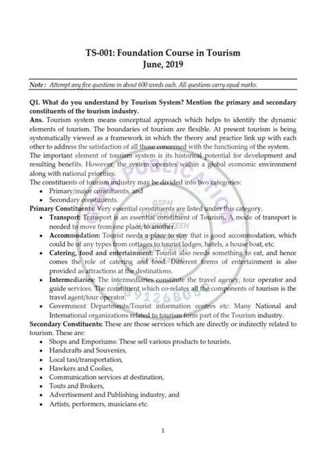 ignou ts 01 previous year solved question paper june 2019 english