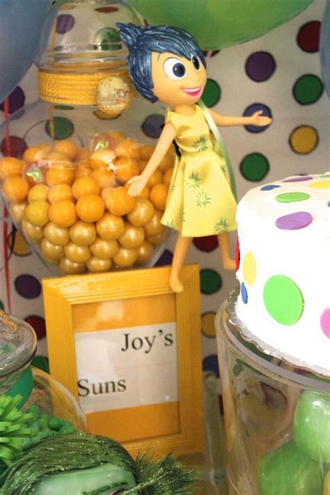 Inside Out Birthday Party Ideas Photo 13 Of 46 Movie Birthday Party