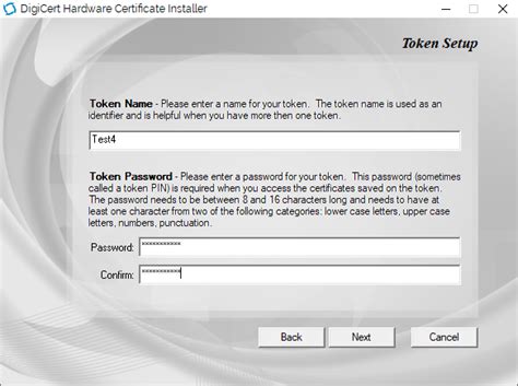 Set Up Your Digicert Provided Etoken