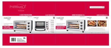6 Slice Toaster Oven Premium Levella