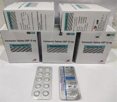 Wormectin Ivermectin 12 Mg Tablet At ₹ 134stripe Ivermectin