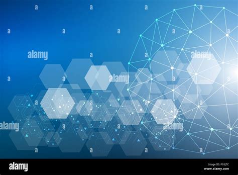 Big Data Visualization Background Modern Futuristic Virtual Abstract