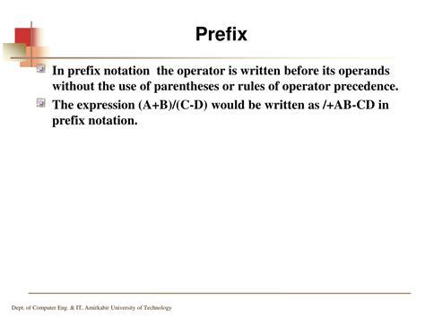 Ppt Infix Postfix Prefix Powerpoint Presentation Free Download Id 9436349