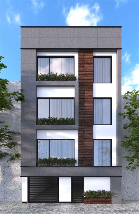 47 Ideas De Fachadas Departamentos Fachadas Fachadas Edificios