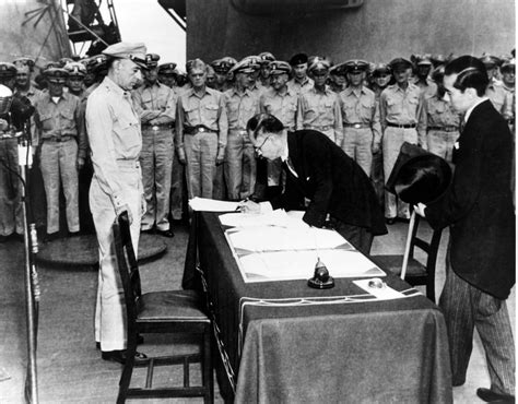 Photography Collection Ceremonial Surrender Of Japan Truman Library