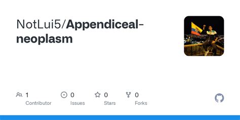Github Notlui5appendiceal Neoplasm