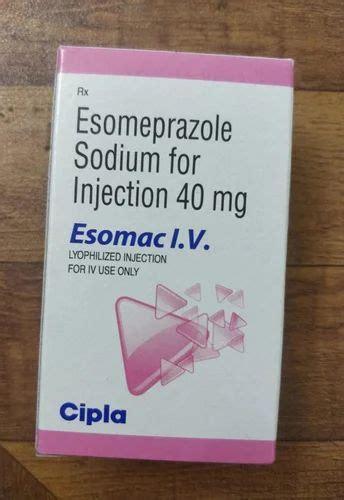 Esomac Iv 40mg At ₹ 101 Vial Esomeprazole For Injection In Nagpur Id 2854609105497